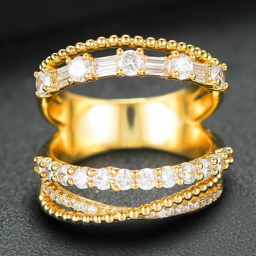 Original Design Luxury Statement Stackable Ring For Women – Gofaer ...