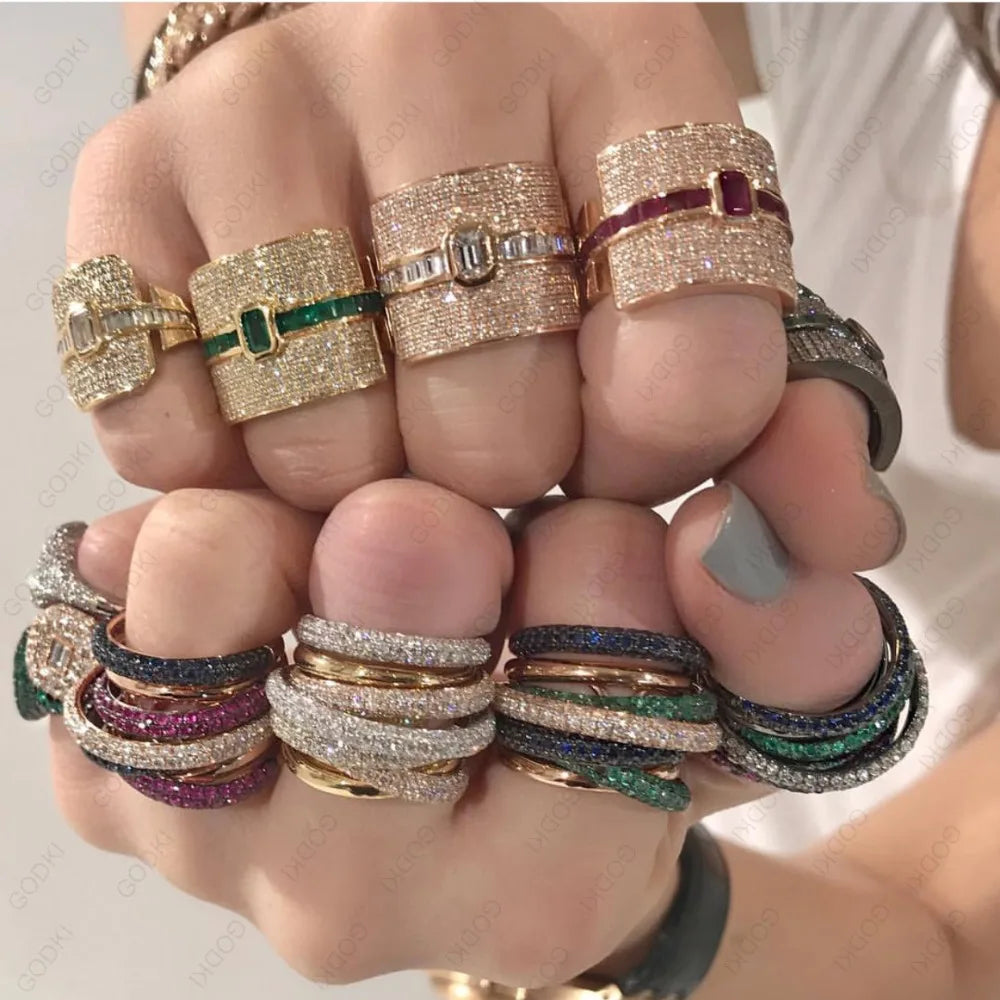 Original Design Luxury Statement Stackable Ring For Women – Gofaer ...