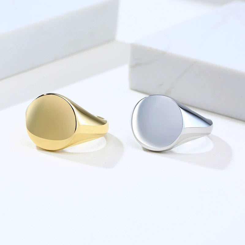 GENTLEMAN SIGNET RING SYMBOLIZES SOCIAL STATUS PINKY RINGS – Gofaer ...