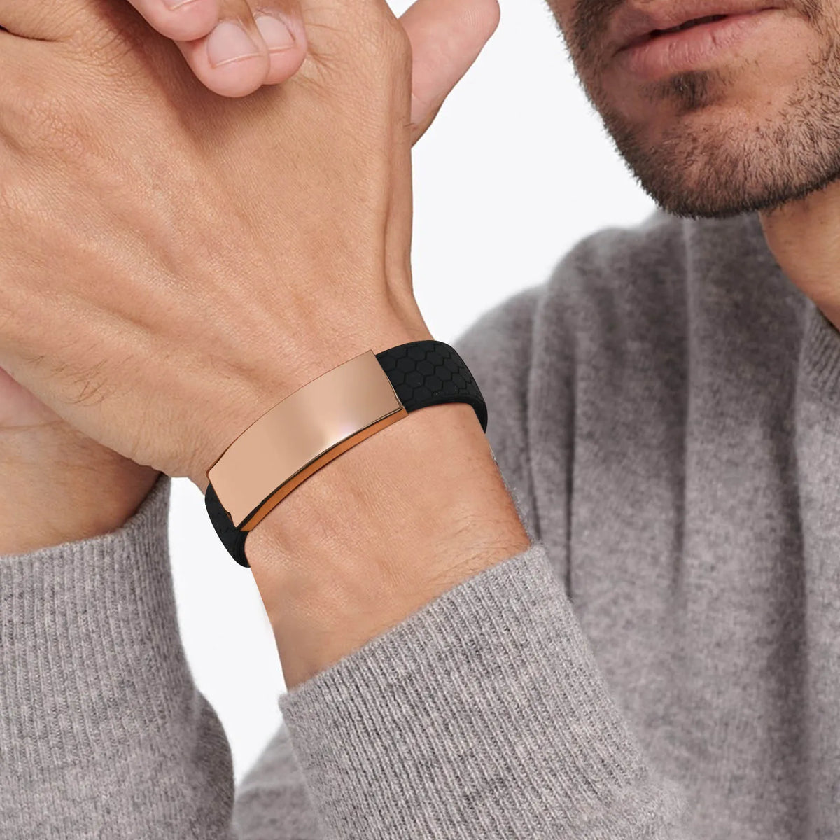 Free Engrave Silicone Bracelets for Men Boys – Gofaer Finds store!