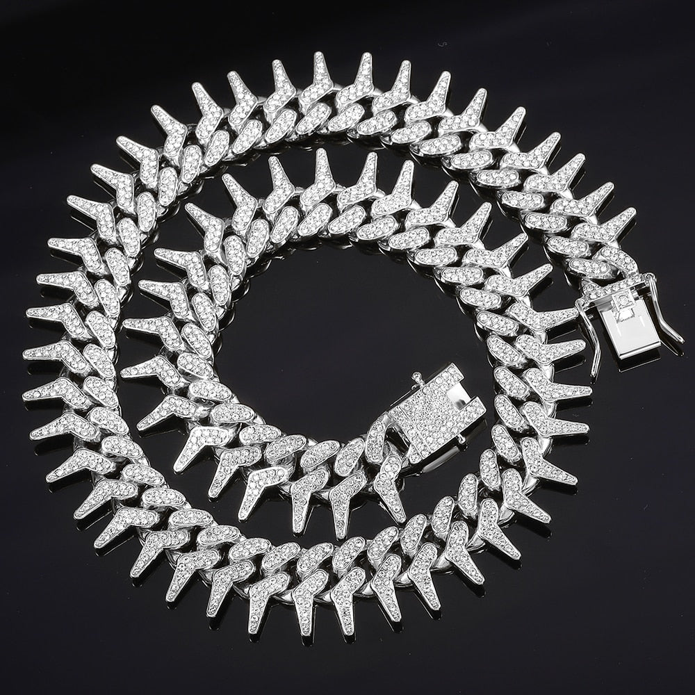 Prong 16mm Cuban Chain Necklaces – Gofaer Finds store!