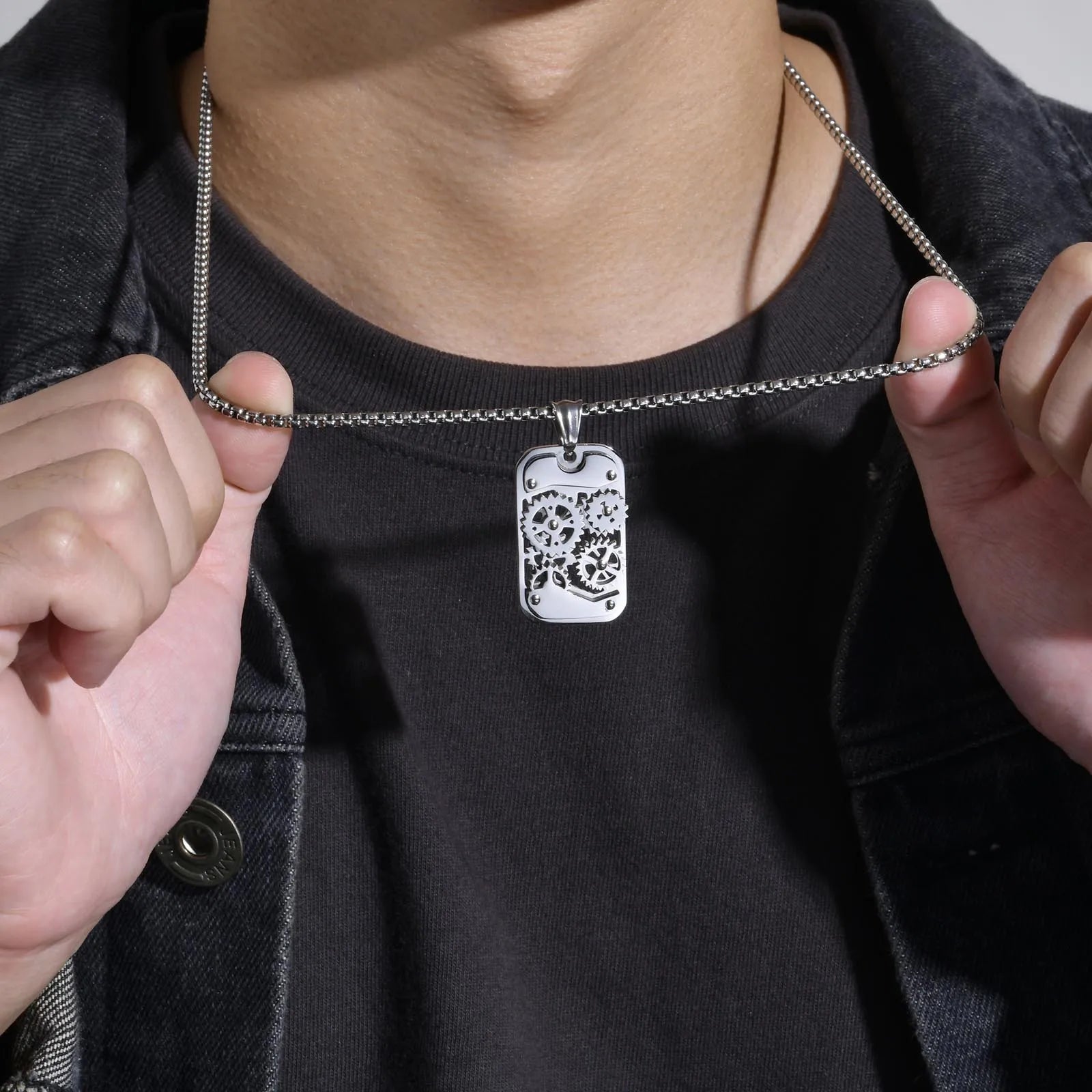Hip Hop Spinner Gear Necklaces for Men – Gofaer Finds store!