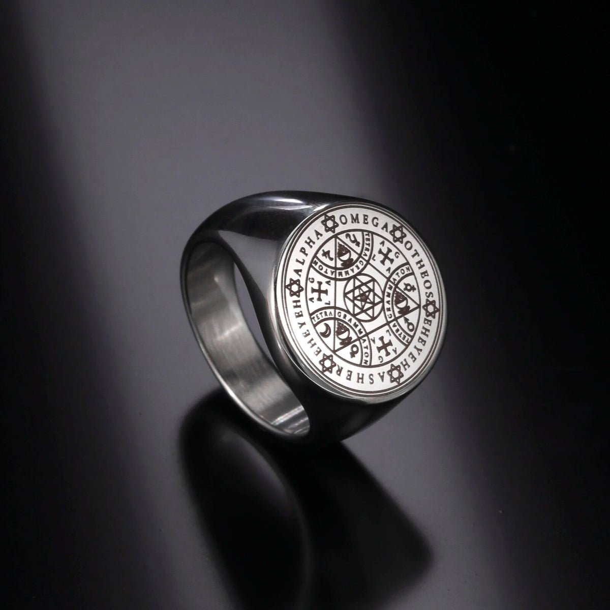 Dreamtimes Enochian Magic Angel Ring Men – Gofaer Finds store!