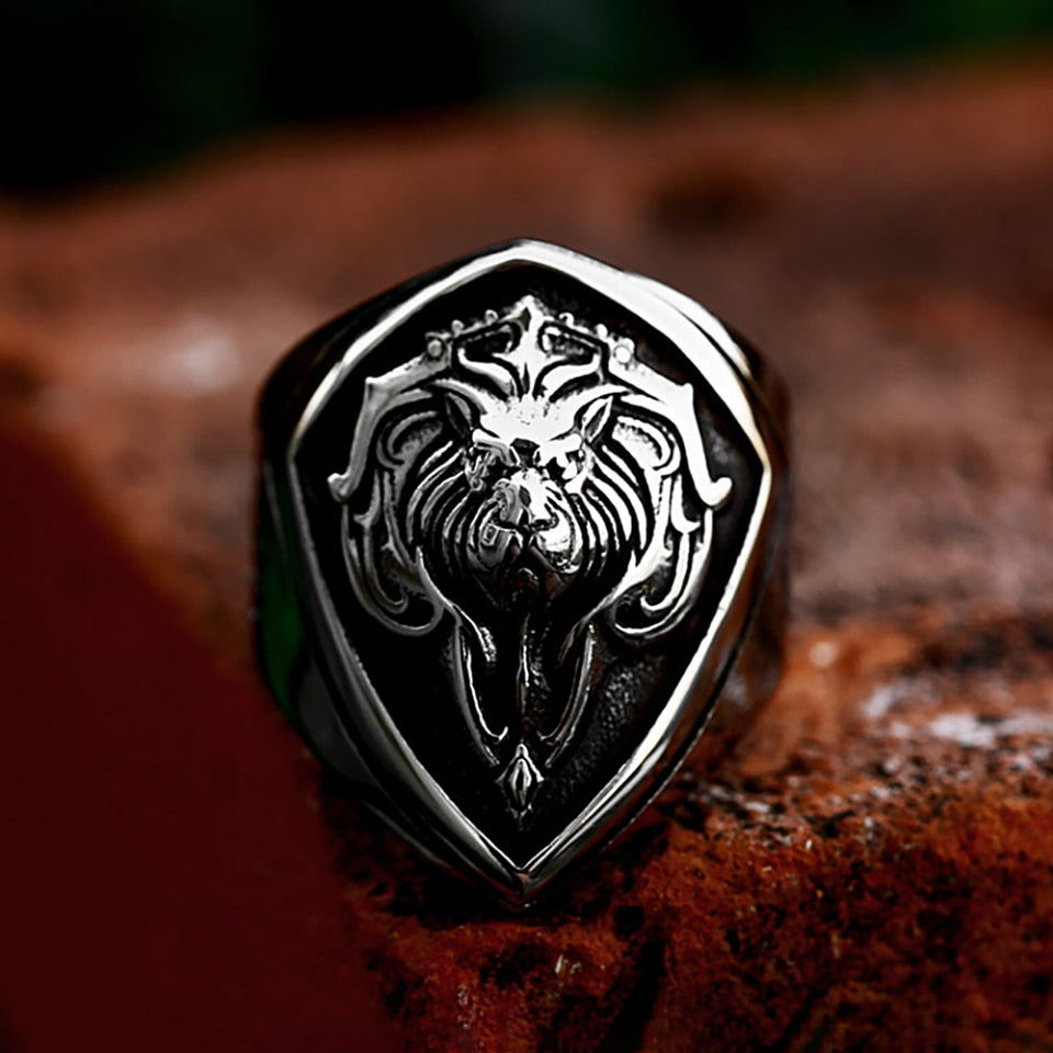 New Vintage Fashion Stainless Steel Lion Head Rings – Gofaer Finds store!