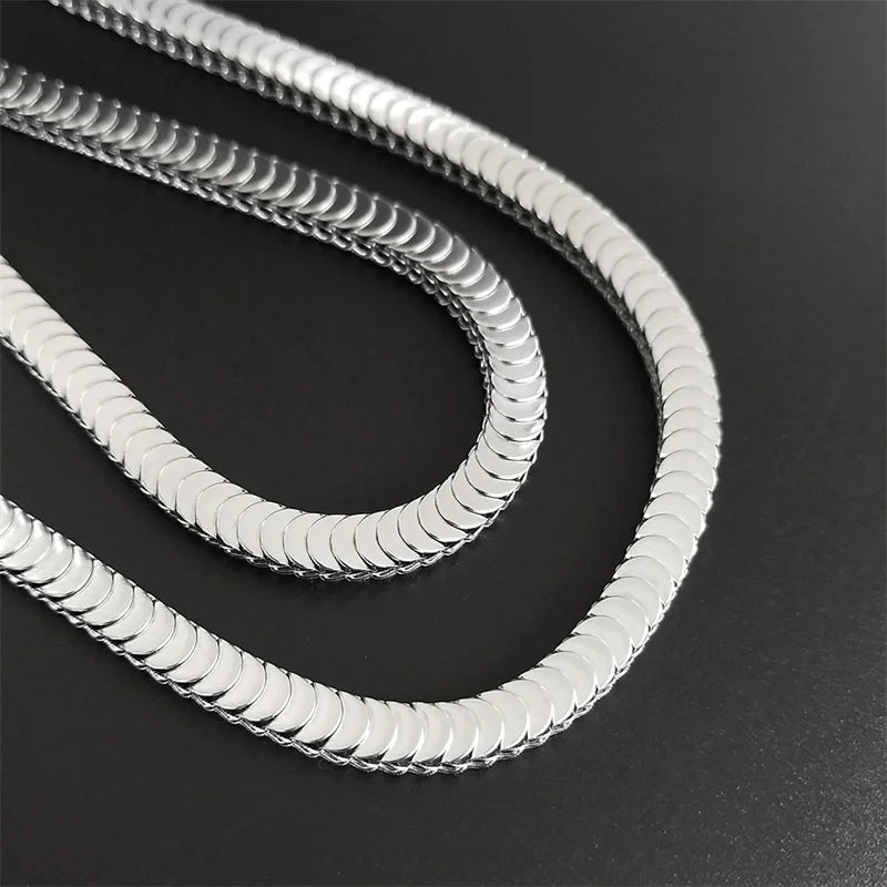 Trendy Fish Scales Chain Necklace for Men Women – Gofaer Finds store!