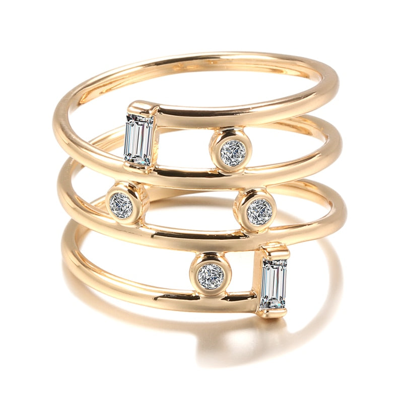 585 Rose Gold Finger Knuckle Rings for Women – Gofaer Finds store!