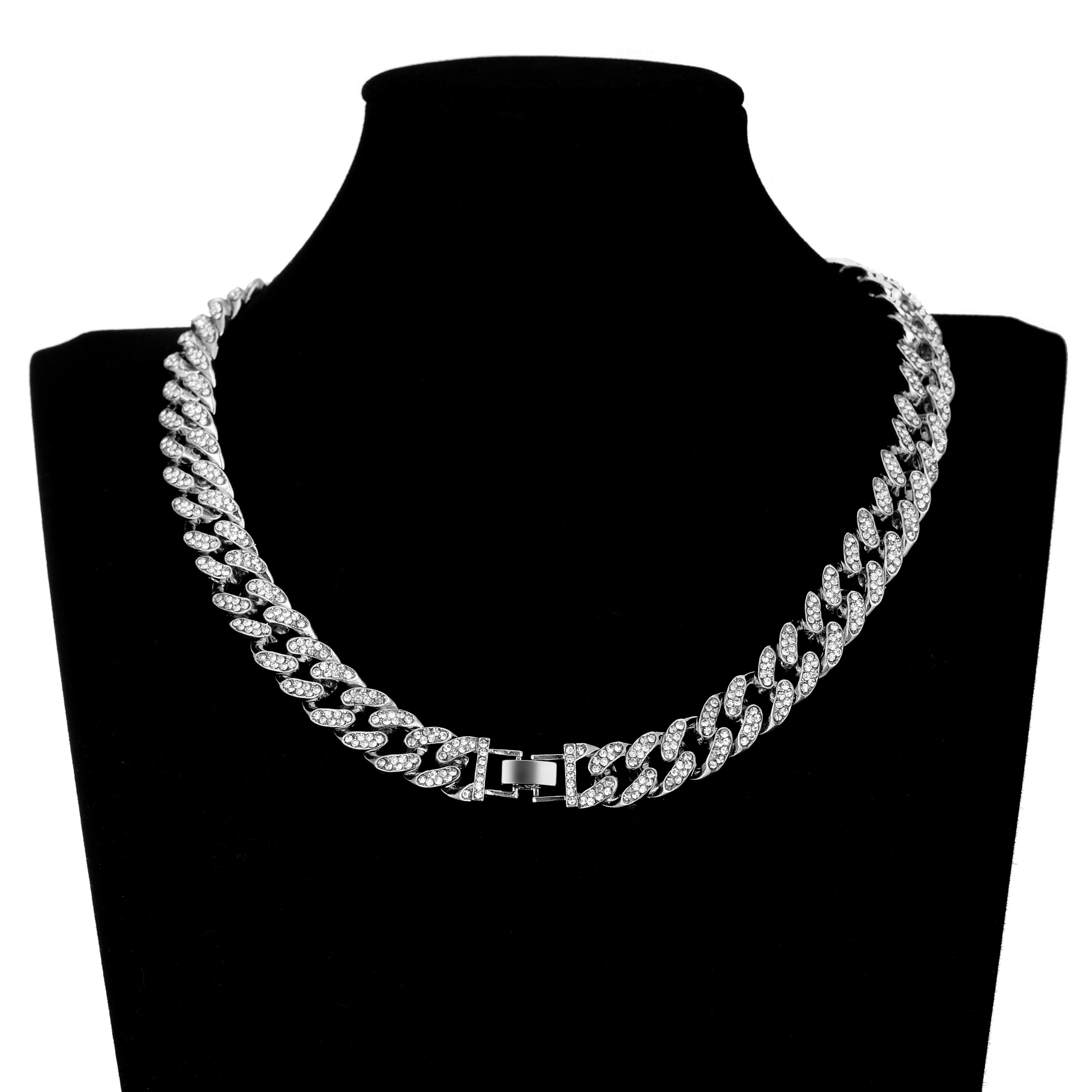 Iced Out Chain Hip Hop Necklace Charms Jewelry – Gofaer Finds store!