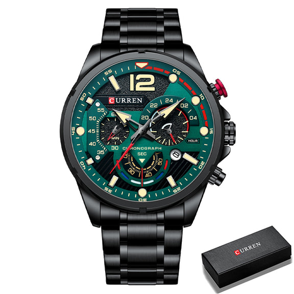 Men's Watch Business Clock Male Sport Waterproof Date Chronograph Watc ...