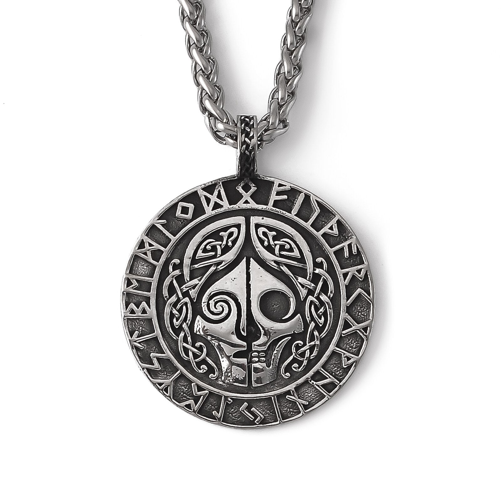 Original Design Stainless Steel Viking Jewelry Norse Goddess Hel Amule ...