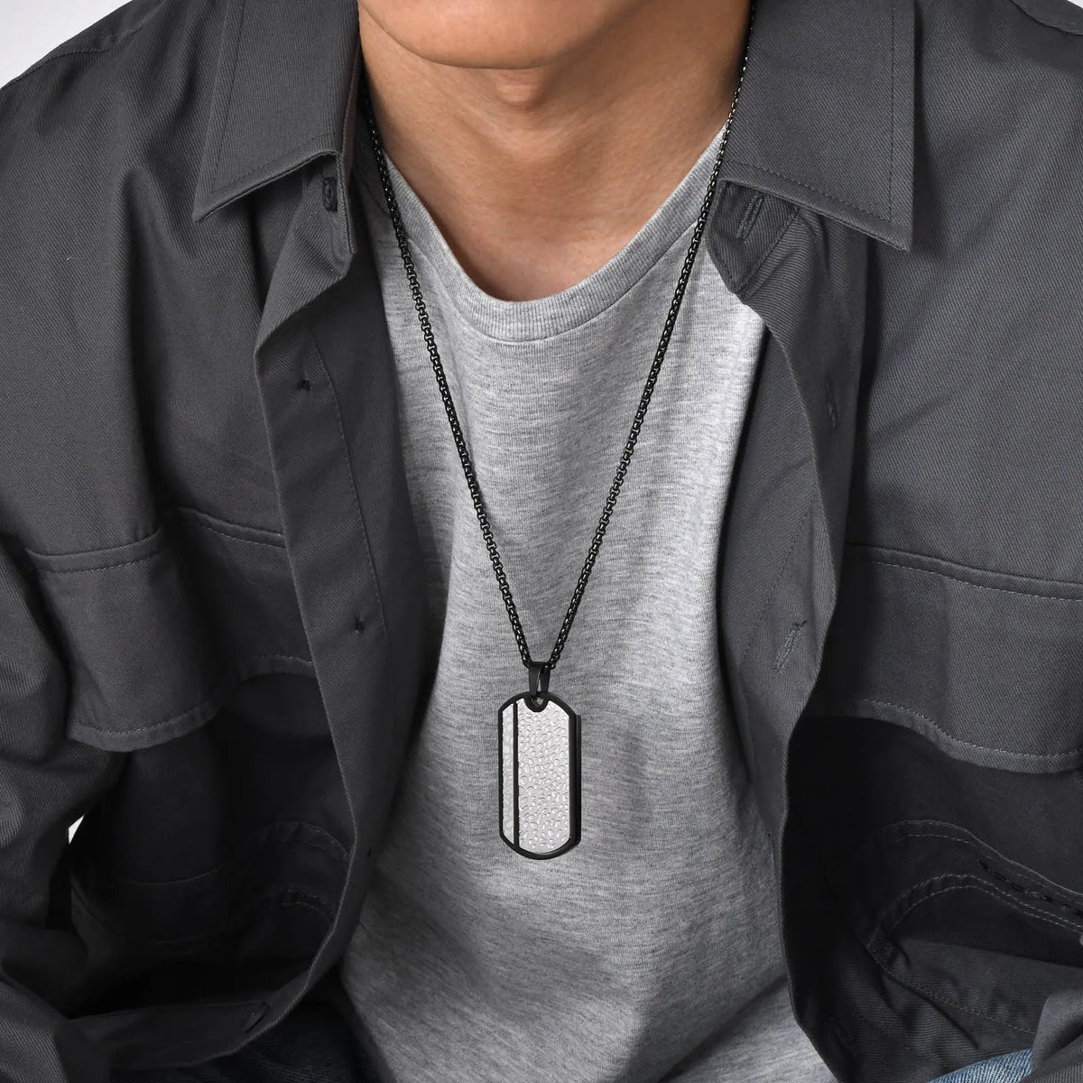 Mens Dog Tag Necklaces, – Gofaer Finds store!