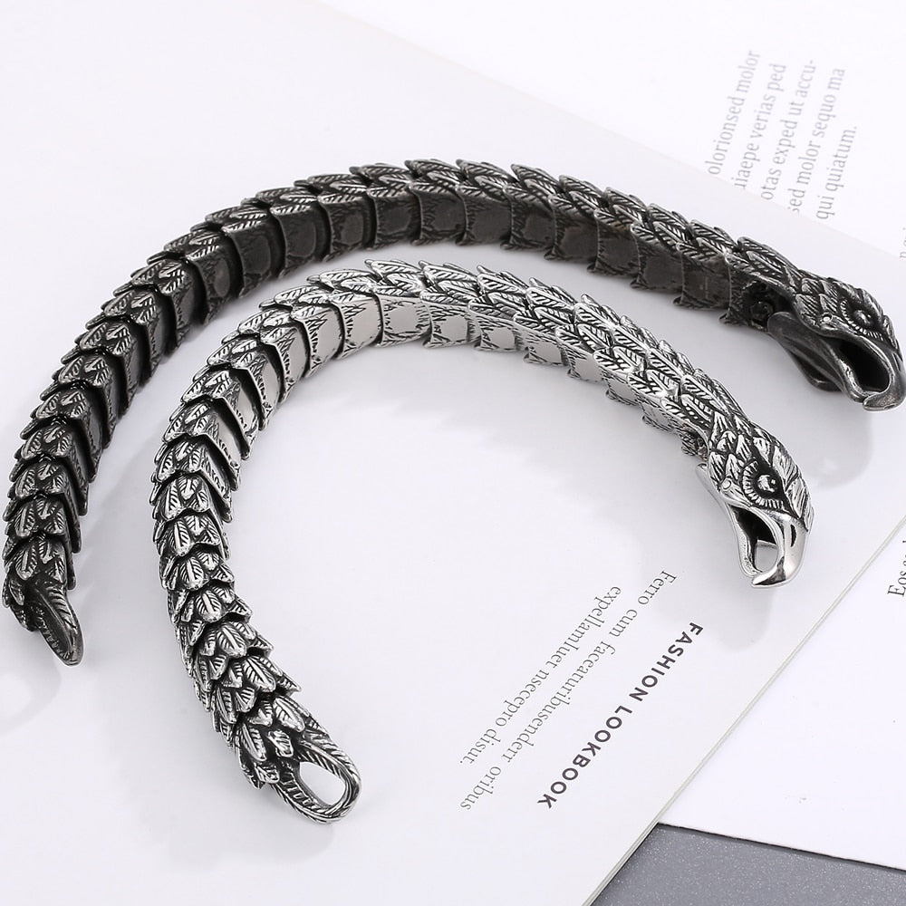 Gothic Eagle Beak Wrap Bracelet for Men – Gofaer Finds store!