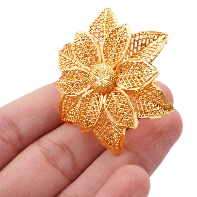 24K gold plated bridal Party resizable girl ring – Gofaer Finds store!