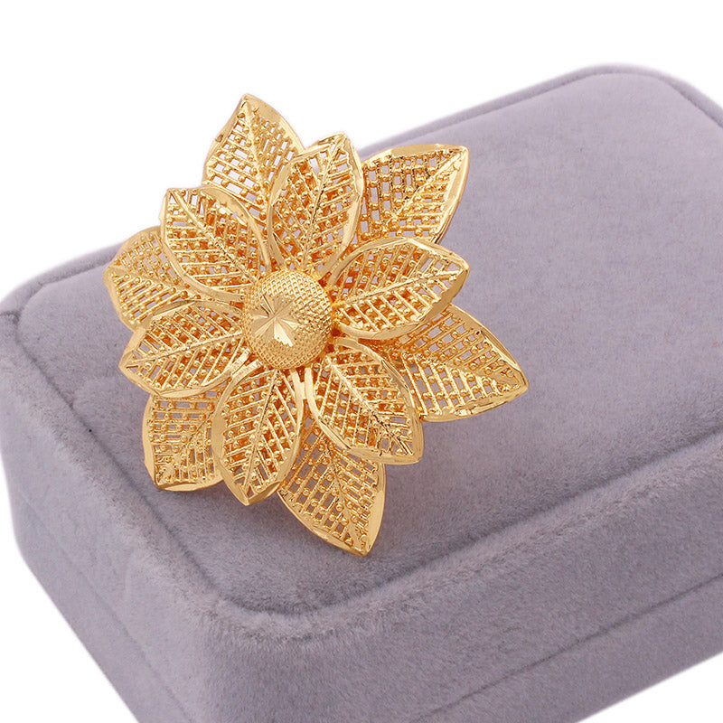 24K gold plated bridal Party resizable girl ring – Gofaer Finds store!