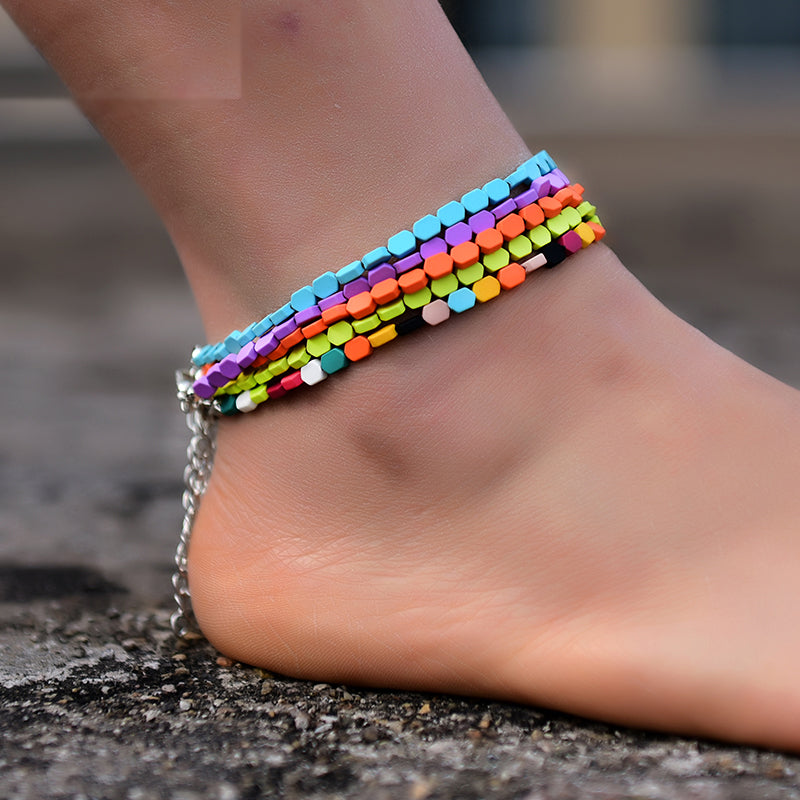 Colorful Summer Anklets for Women – Gofaer Finds store!