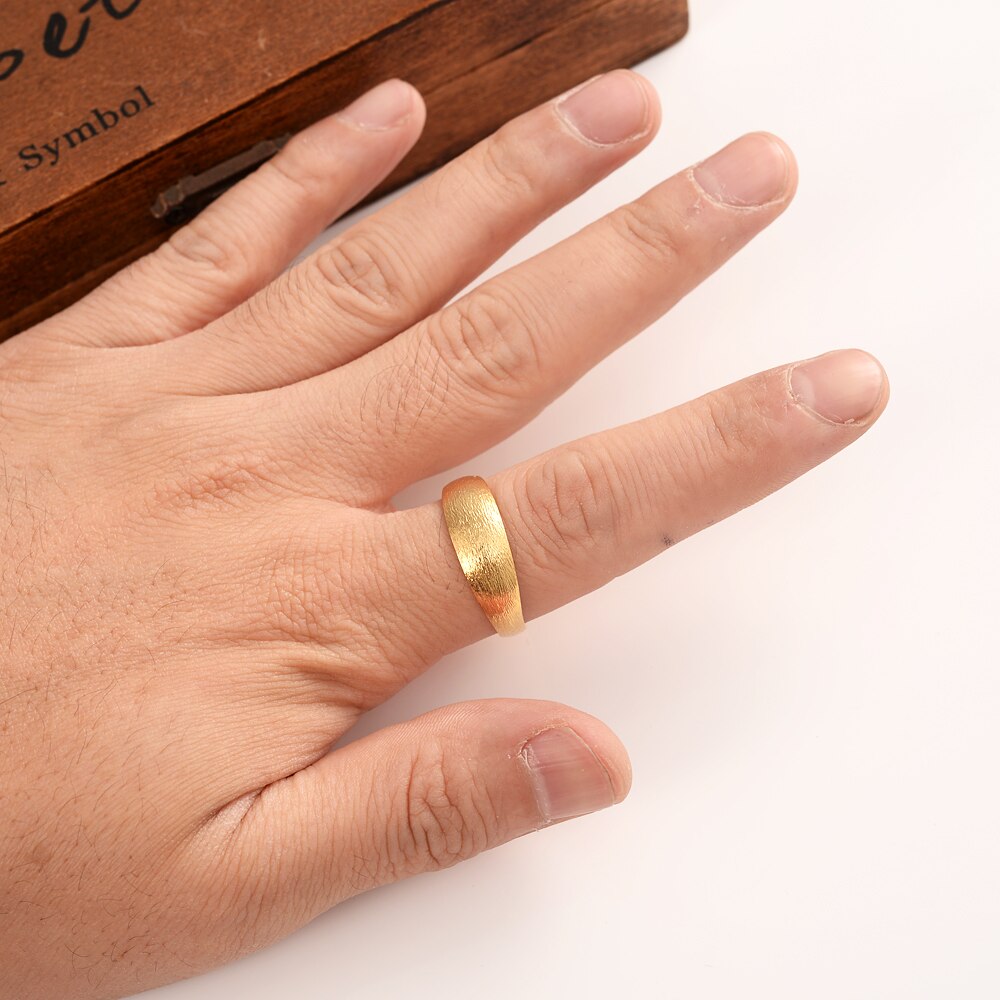 24k Ethiopia Dubai Gold Color Arab adjusable Rings Resizable for Women ...