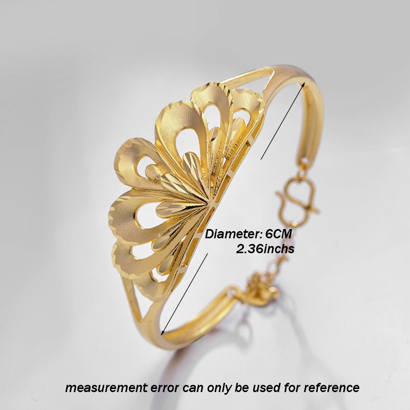 Gold Color Bangles For Women Middle Eastern Jewelry – Gofaer Finds store!