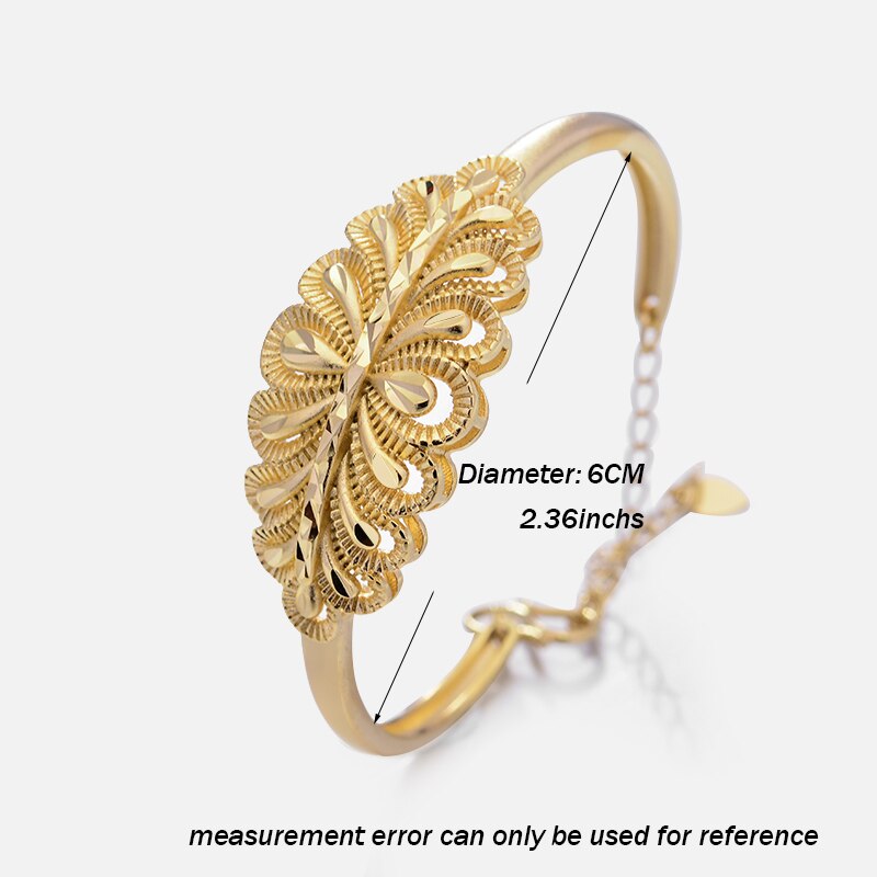 Gold Color Bangles For Women Middle Eastern Jewelry – Gofaer Finds store!