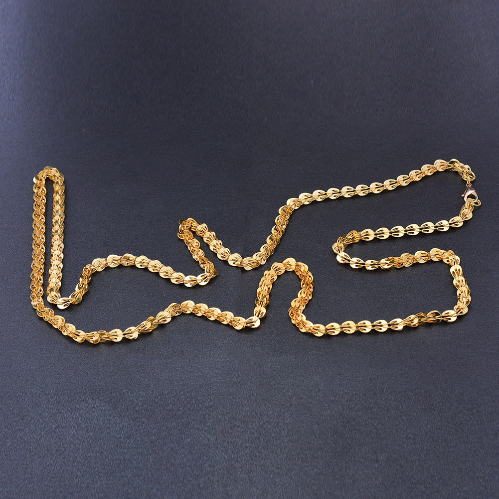 Dubai Gold Color Necklace for women – Gofaer Finds store!