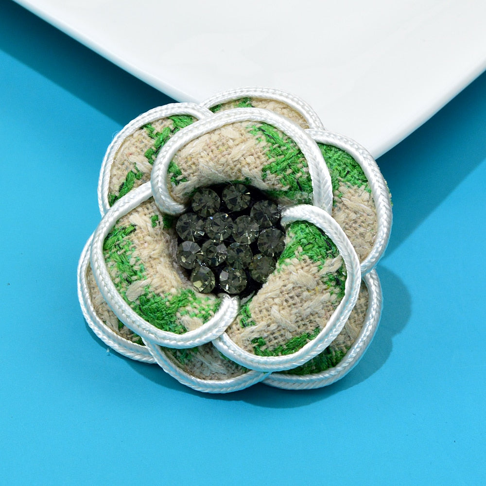 Luxury Broche Big Camellia Brooches For Women – Gofaer Finds store!