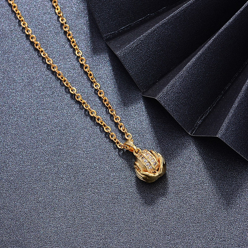 24K Gold Color Necklace pandent for Women Ethiopian African Dubai indi ...