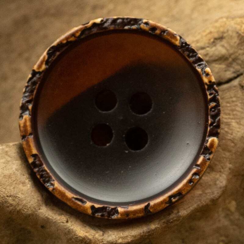 Transparent Designer Resin Buttons with Sparkling Edge Button – Gofaer ...