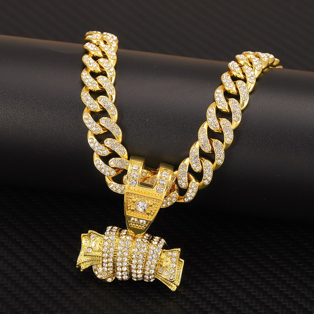Candy Pendant Necklace Cuban Link Chain – Gofaer Finds store!
