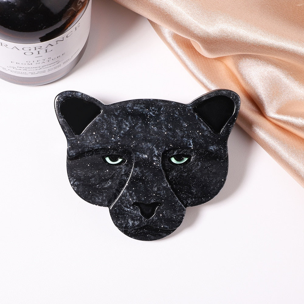 Acrylic Leopard Brooches For Women – Gofaer Finds store!