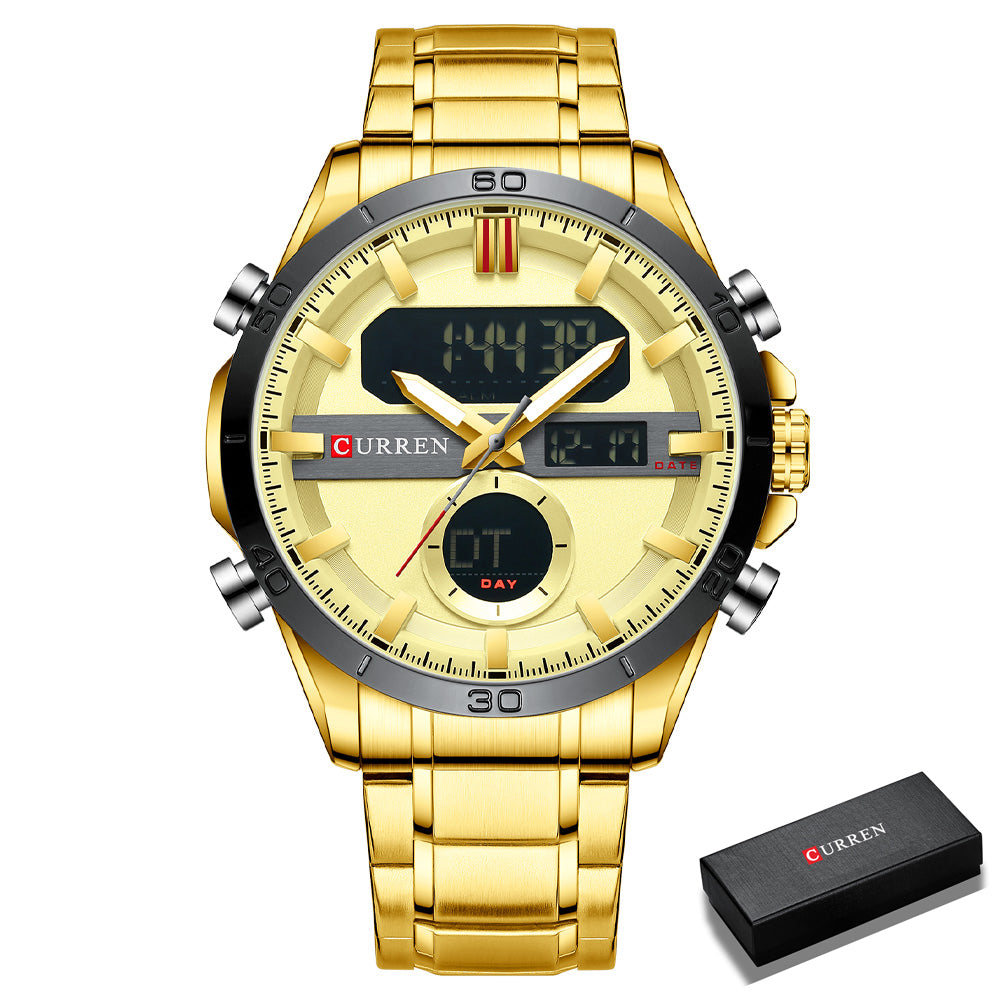 Fashion Sport Gold Men's Digital Watches – Gofaer Finds store!