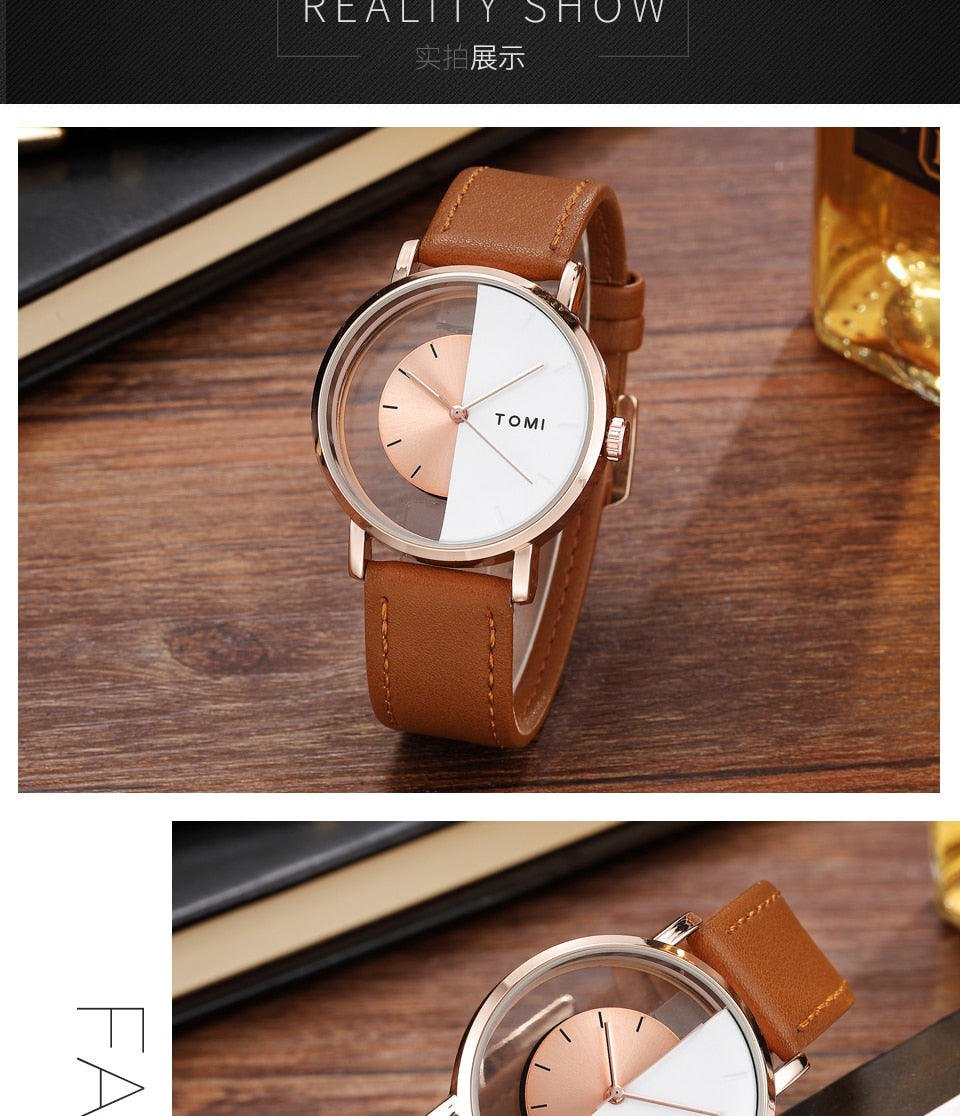 Unique Watch Transparent Dial Unisex Watches – Gofaer Finds store!