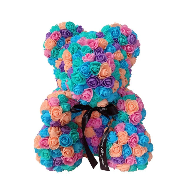 25cm/40cm Teddy Rose Bear Artificial Flower Rose – Gofaer Finds store!