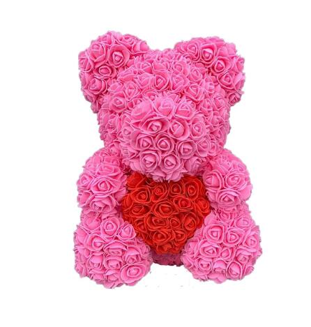 25cm/40cm Teddy Rose Bear Artificial Flower Rose – Gofaer Finds store!