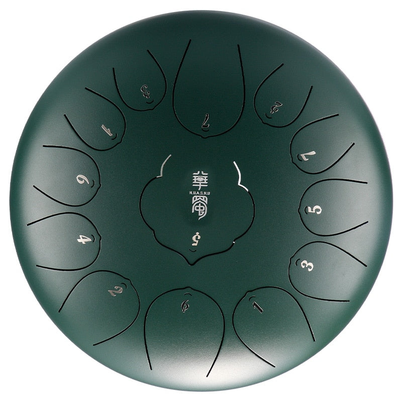 Handpan drum 12 Inch 13 Tone Steel Tongue Drum – Gofaer Finds store!