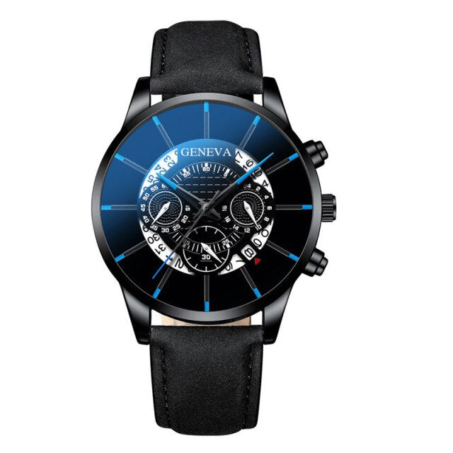 Men Casual Calendar Clock Male Stainless Steel Quartz Watch – Gofaer ...