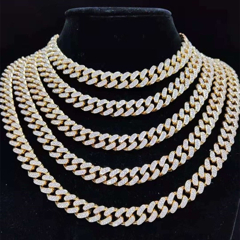 Hip hop Iced Out Bling chain Necklace – Gofaer Finds store!