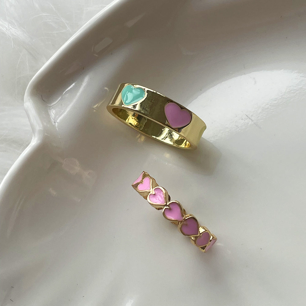 Alien Flower Resin Acrylic Enamel Luxury Clouds Rings – Gofaer Finds store!