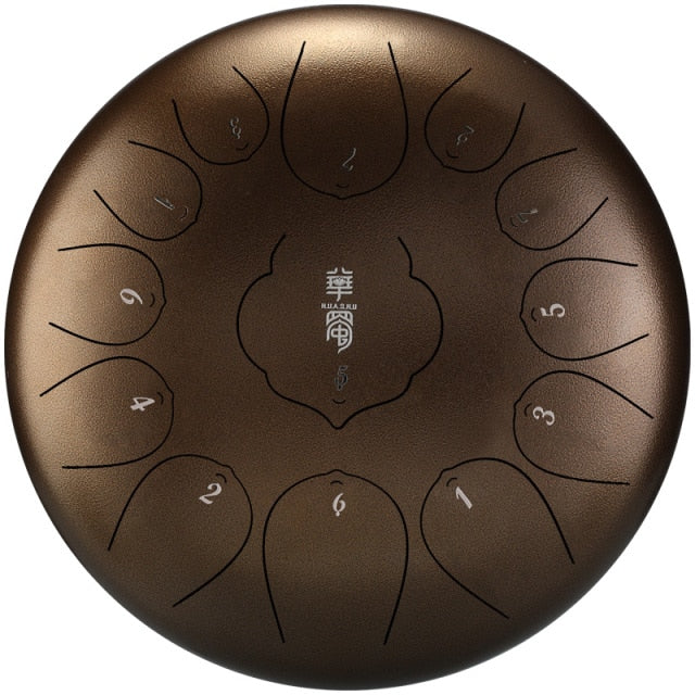 Handpan drum 12 Inch 13 Tone Steel Tongue Drum – Gofaer Finds store!