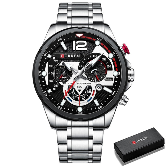 Men's Watch Business Clock Male Sport Waterproof Date Chronograph Watc ...