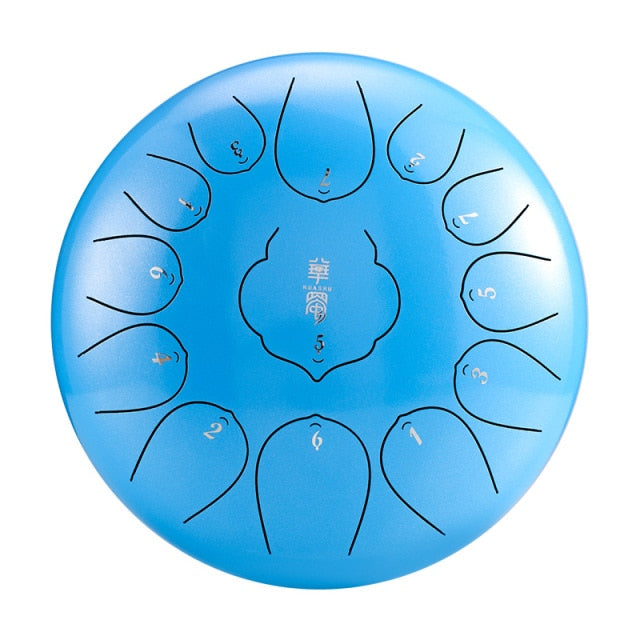 Handpan drum 12 Inch 13 Tone Steel Tongue Drum – Gofaer Finds store!