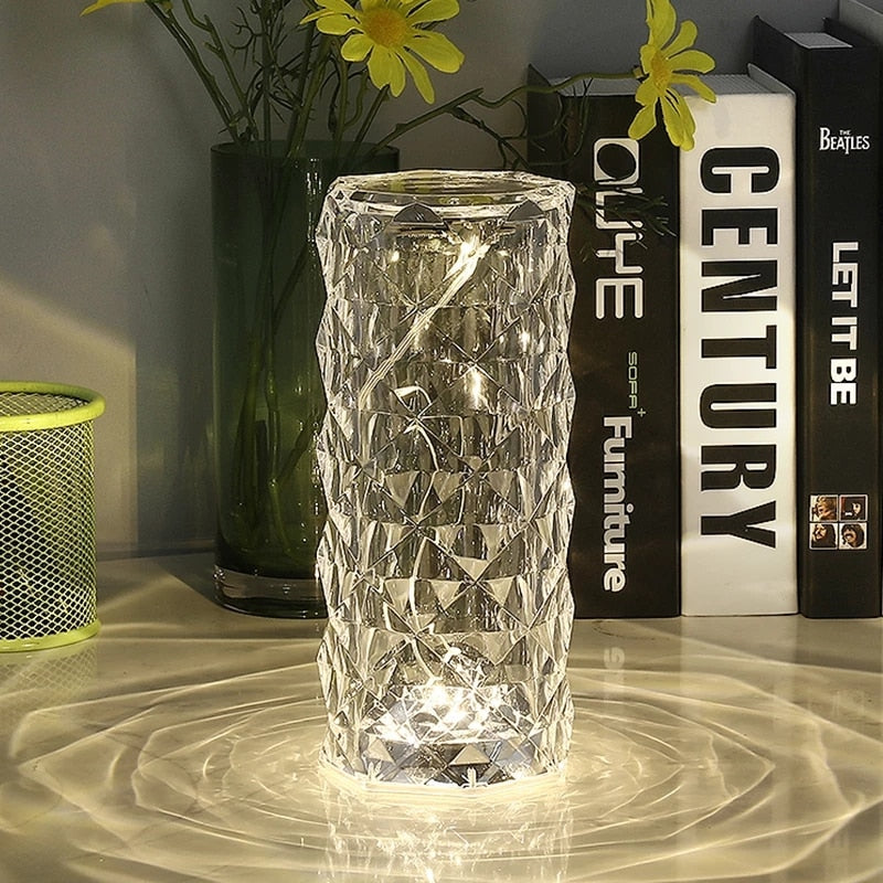LED Diamond Rose crystal Light Table Lamps-Send you the best gift ...