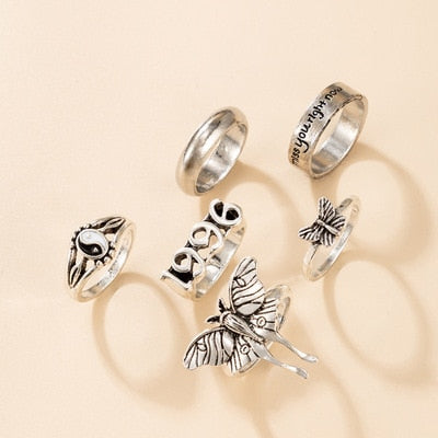 Alien Flower Resin Acrylic Enamel Luxury Clouds Rings – Gofaer Finds store!