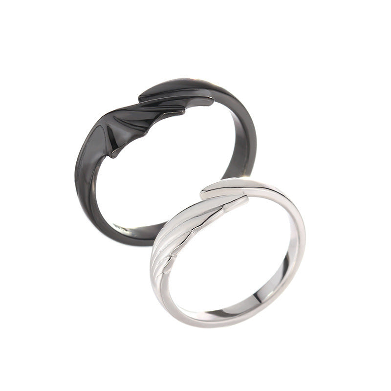 Hip Hop Angel and Devil Couple Rings – Gofaer Finds store!