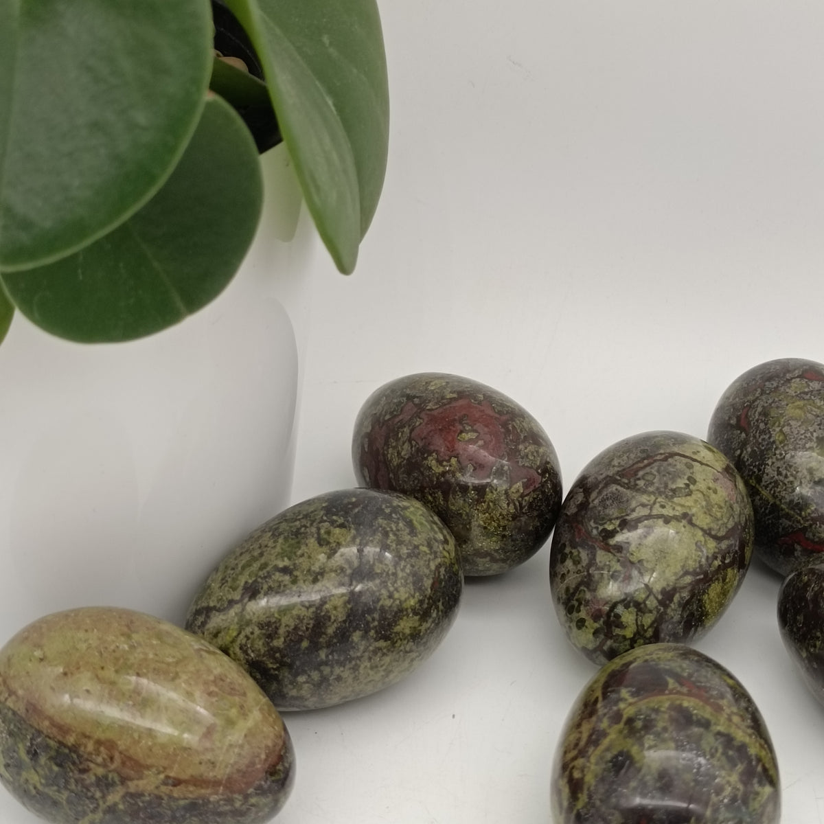 Natural rare dragon blood stone quartz crystal egg – Gofaer Finds store!