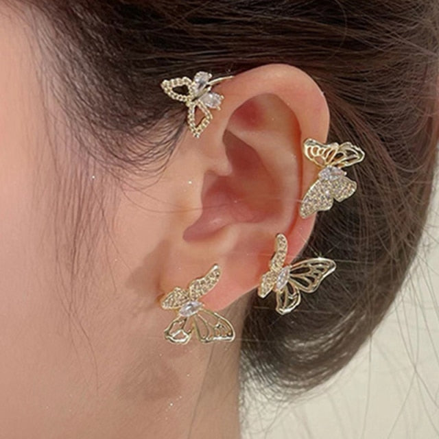 Gold Plated Metal Ear Bone Clip For Women – Gofaer Finds store!