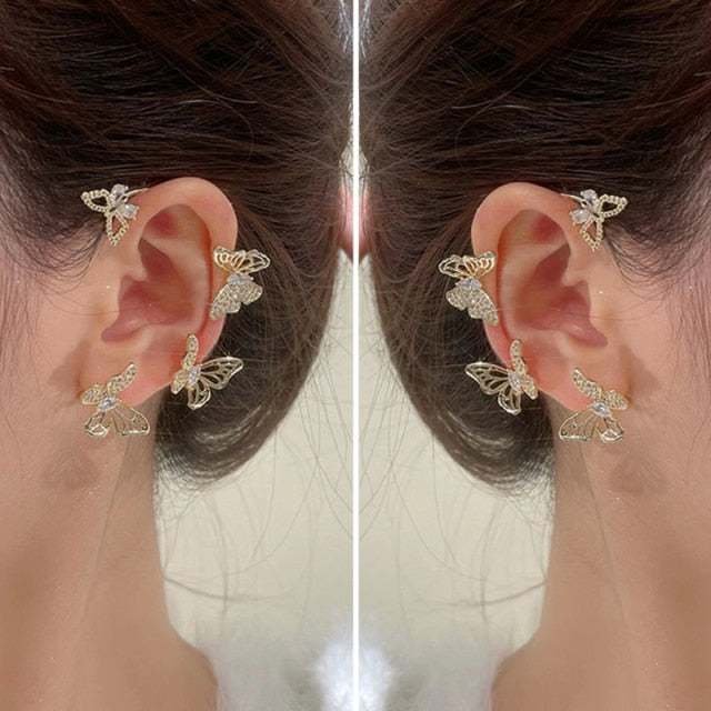 Gold Plated Metal Ear Bone Clip For Women – Gofaer Finds store!