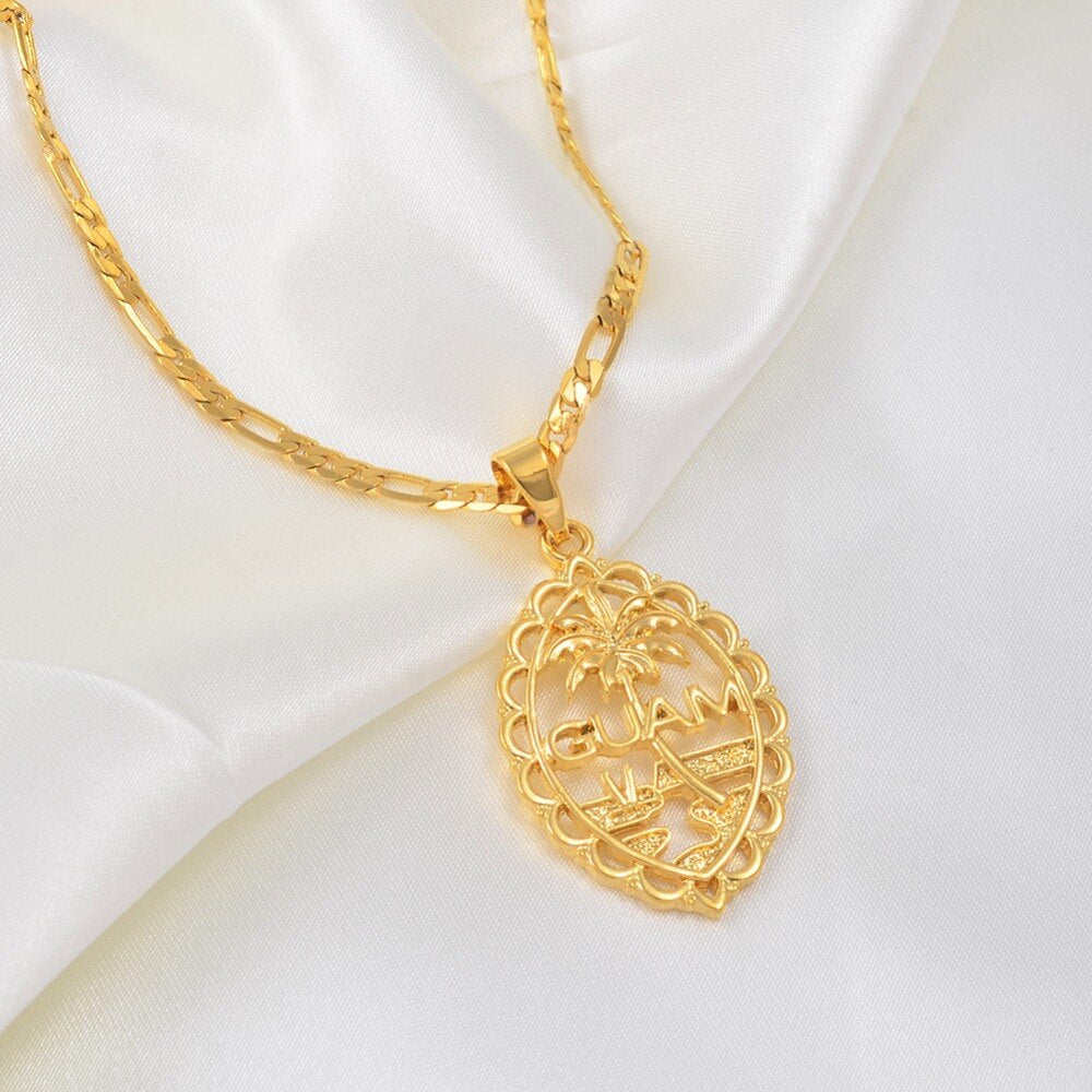 Guam Flag Pendant Necklaces – Gofaer Finds store!